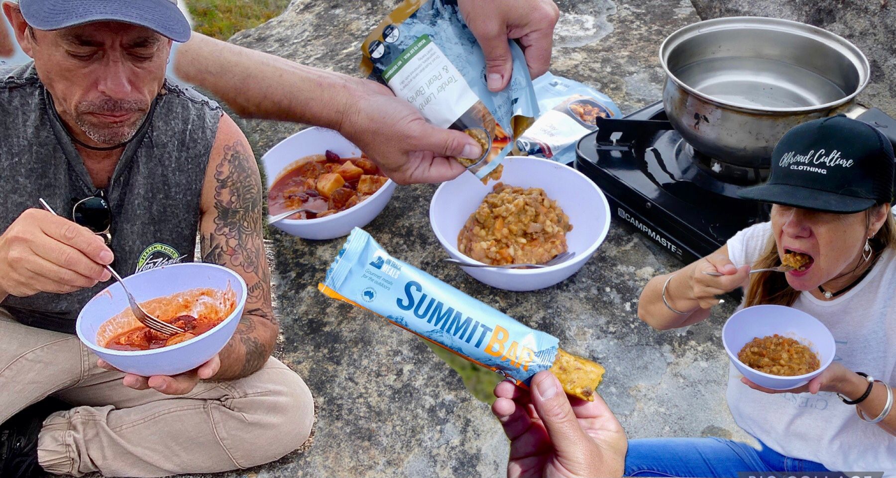 On Track Meals-Hydrated Meals in 3 minutes-hiking-camping