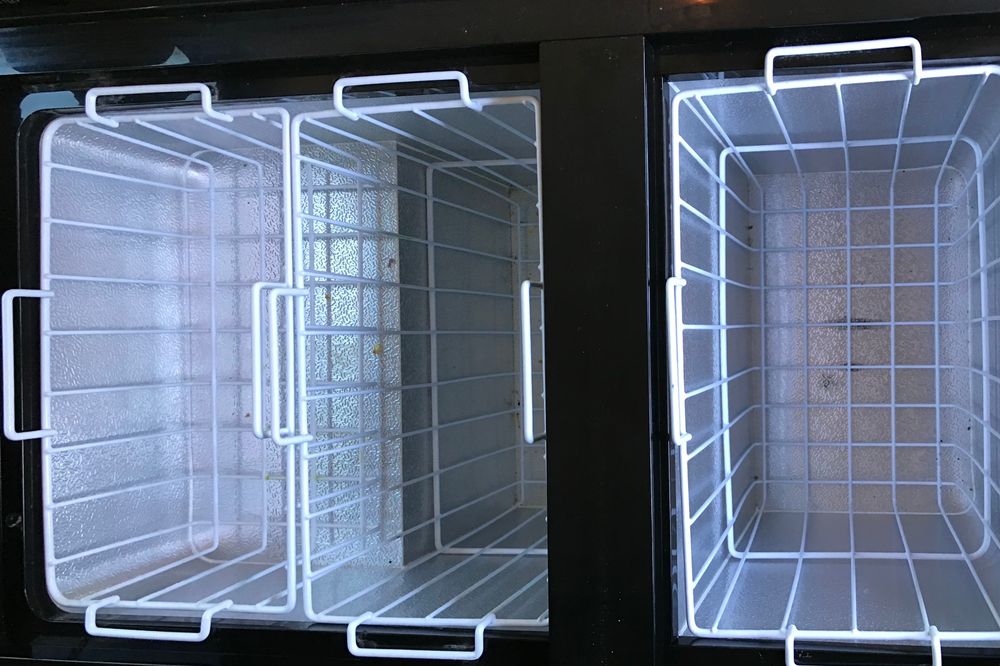 XTM 75L Dual Zone Fridge Freezer and cover