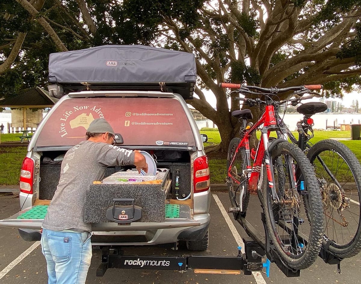 Rockymounts Swing Away Bike Rack